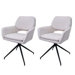 MCW ESSZIMMERSTUHL Cremewei&szlig; 2er-Set
