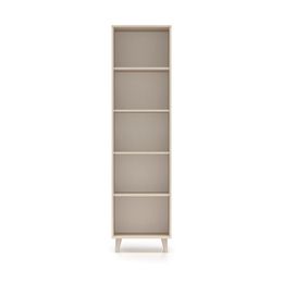 B&Uuml;CHERREGAL Alycia Beige - Holzeffekt