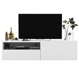 TV-SCHRANK Enjoy Wei&szlig; matt Schublade 120 cm