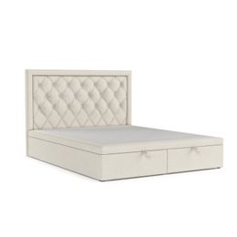 POLSTERBETT Nicobar mit Stauraum 120/200 cm Hellbeige im Alta Stoff