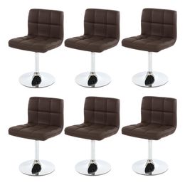 MCW ESSZIMMERSTUHL Braun 6er-Set