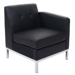 MCW SESSEL SEITENTEIL ERWEITERBAR Schwarz