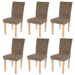 MCW ESSZIMMERSTUHL Braun 6er-Set