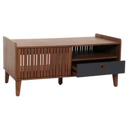 MCW COUCHTISCH rechteckig Walnuss Dekor