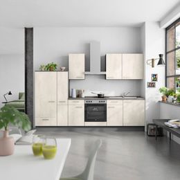 Nobilia K&uuml;chenblock Riva Low m. Ger&auml;ten Wei&szlig;