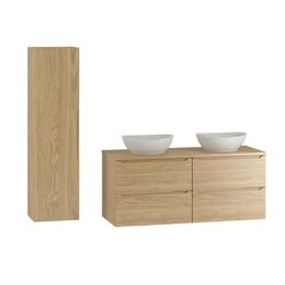 BADM&Ouml;BEL 120.6cm Viggo 2er-Set Holz