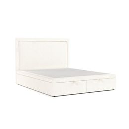 POLSTERBETT Salma mit Stauraum 120/200 cm Creme im Alta Stoff