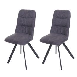 MCW ESSZIMMERSTUHL Anthrazit 2er-Set