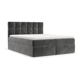 BOXBETT Savio 140/200 cm Grau im Kronos Stoff