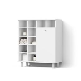 BADSCHRANK Fucino Wei&szlig; 78.4 x 91.6 cm