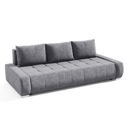 SCHLAFSOFA Jonas 3 Sitzpl&auml;tze Grau
