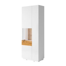VITRINE Andrea Wei&szlig; und Holz