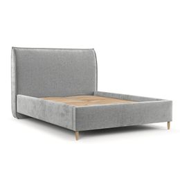 POLSTERBETT Mira 120/200 cm Hellgrau im Lotta Stoff
