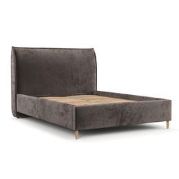 POLSTERBETT Mira 140/200 cm Braun im Lotta Stoff