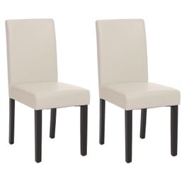 MCW ESSZIMMERSTUHL Hochganz Reinwei&szlig; 2er-Set