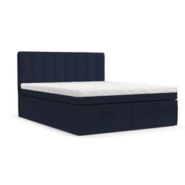 BOXBETT Lume 160/200 cm Marineblau im Riva Stoff