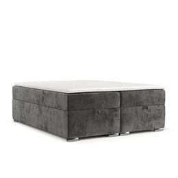 BOXBETT Reto 180/200 cm Stahl im Lotta Stoff