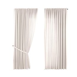 gardinenbox SCHLAUFENGARDINE 2ER SET &raquo;Jena&laquo; HxB 250x300 cm Creme