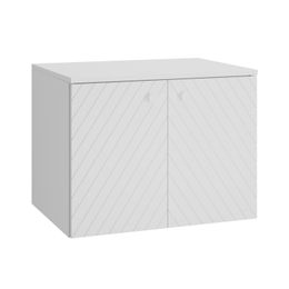 Badplaats WASCHBECKENUNTERSCHRANK Orlando 2 T&uuml;re Wei&szlig; Matt - 60 x 47 x 61 cm
