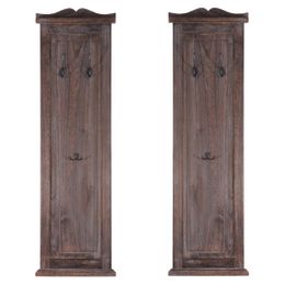 MCW WANDGARDEROBE Braun 2er-Set