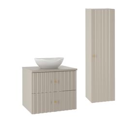 BADM&Ouml;BEL 60.6cm Izae 2er-Set Kaschmir