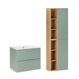 BADM&Ouml;BEL 61cm Oria 2er-Set Gr&uuml;n