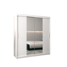 SCHIEBET&Uuml;RENSCHRANK mit Spiegel TOKYO 1 200/180/62 2-t&uuml;rig