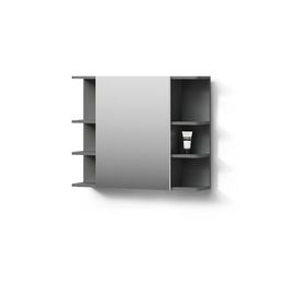 BADSPIEGELSCHRANK Fucino Anthrazit 79.6 x 64 cm