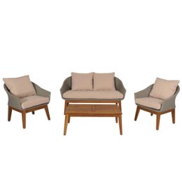 MCW GARTENGARNITUR Grau, Beige