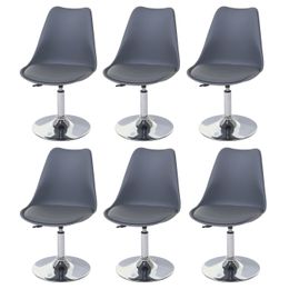 MCW ESSZIMMERSTUHL Grau 6er-Set