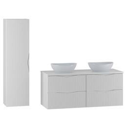 BADM&Ouml;BEL 120.6cm Tao 2er-Set Wei&szlig;