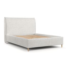POLSTERBETT Mira 160/200 cm Creme im Neve Stoff