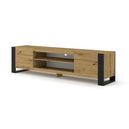 TV-M&Ouml;BEL Gani Holz und Mattschwarz