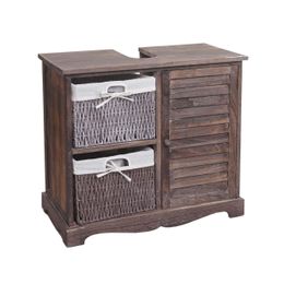 MCW WASCHBECKENUNTERSCHRANK Braun
