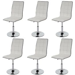 MCW ESSZIMMERSTUHL Wei&szlig; 6er-Set
