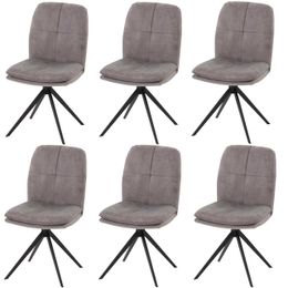MCW ESSZIMMERSTUHL Grau 6er-Set