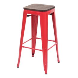 MCW BARHOCKER METALL Rot