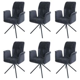 MCW ESSZIMMERSTUHL Grau 6er-Set