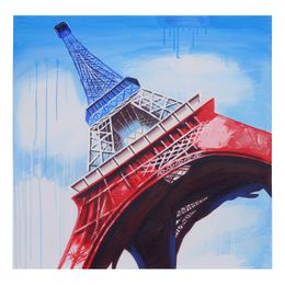 MCW &Ouml;LGEM&Auml;LDE EIFFELTURM HANDGEMALT Mehrfarbig