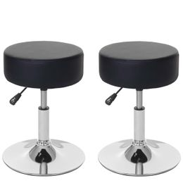 MCW HOCKER Schwarz 2er-Set