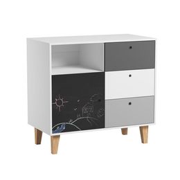 KINDERKOMMODE Schwarz