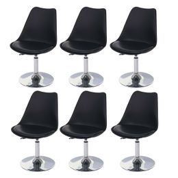 MCW ESSZIMMERSTUHL Schwarz 6er-Set
