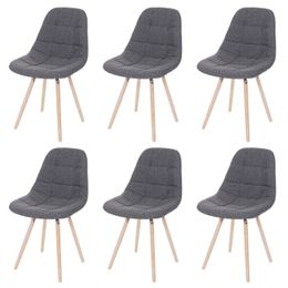 MCW ESSZIMMERSTUHL I Grau 6er-Set