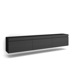 LOWBOARD, H&auml;ngend, Schwarz, 240/35/45cm