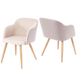 MCW ESSZIMMERSTUHL Beige 2er-Set