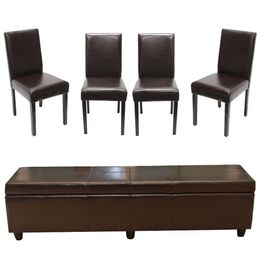 MCW GARNITUR XXL Braun 5-teilig-Set