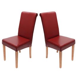 MCW ESSZIMMERSTUHL Rot 2er-Set