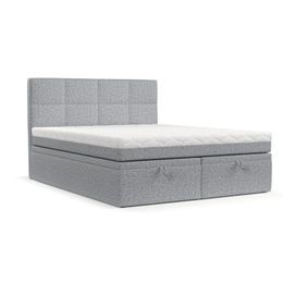 BOXBETT Tessa 160/200 cm Grau im Riva Stoff