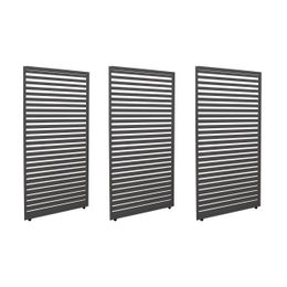 MCW PANEELE F&Uuml;R PERGOLA 3ER-SET Anthrazit 3er-Set-Set