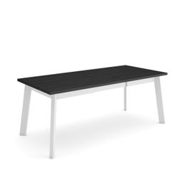 ESSTISCH f&uuml;r 10 G&auml;ste, schwarz, 194/90/75cm